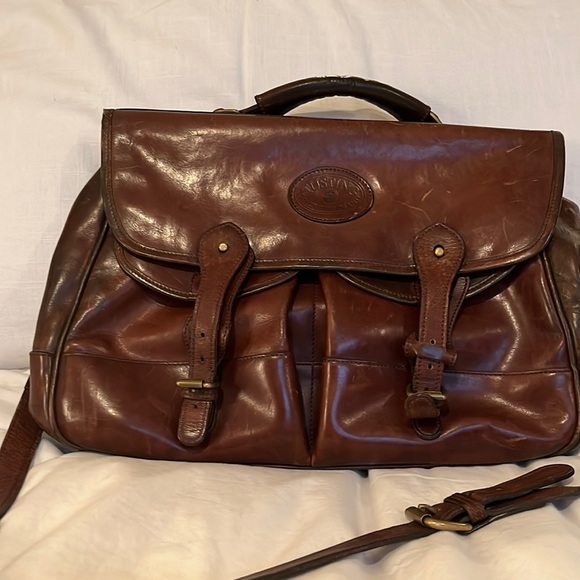 Bags | Tusting Leather Briefcase | Poshmark